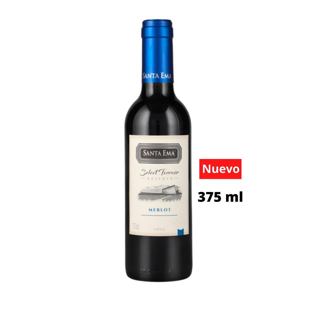Santa Ema Reserva Select Terroir Merlot - Media Botella - Vinos tintos ...